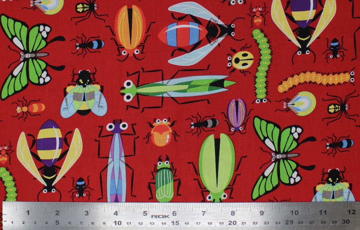 Bug Bug Bug - 44/45'' - 100% cotton – Len's Mill