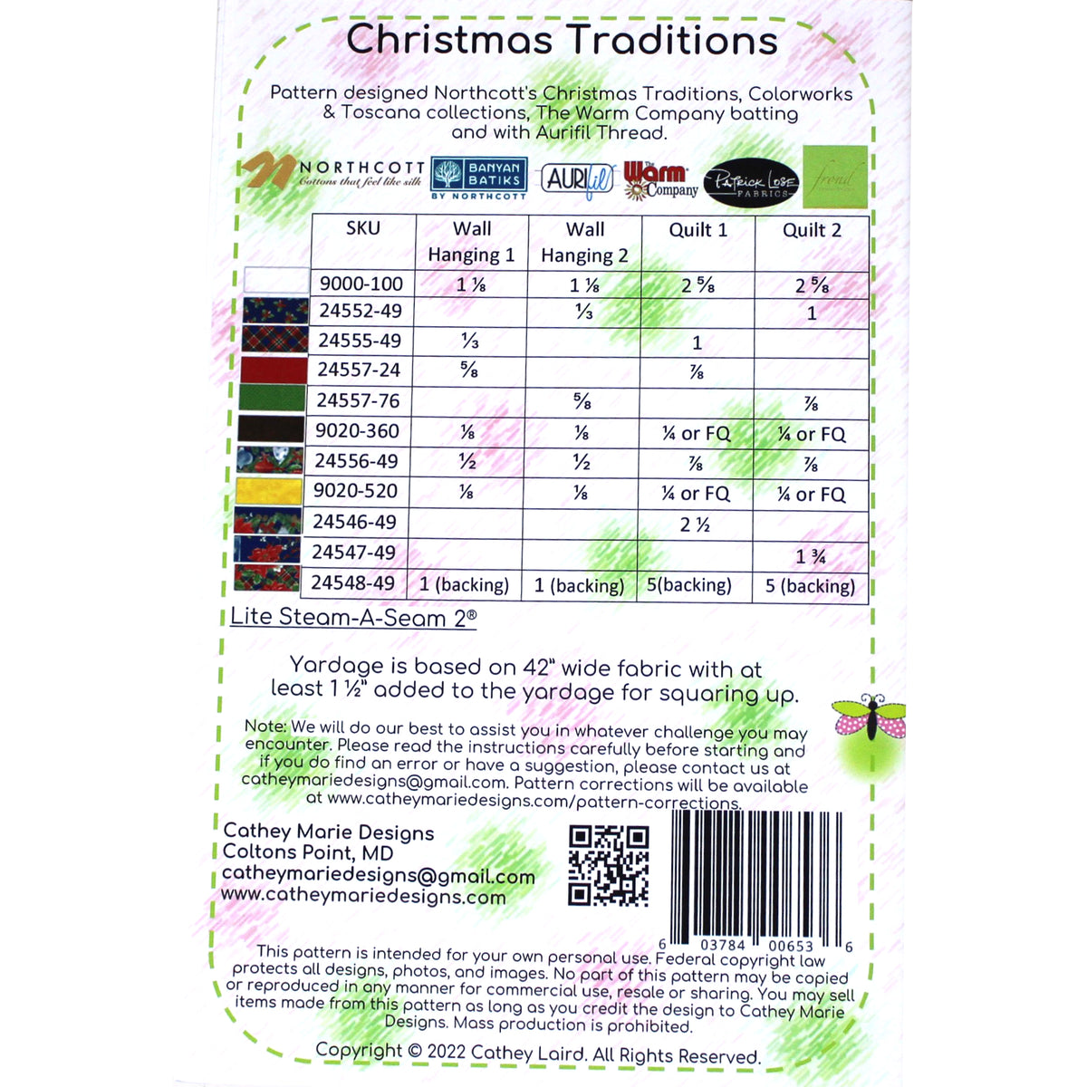 Christmas Traditions - Quilting Pattern - Northcott – Len's Mill