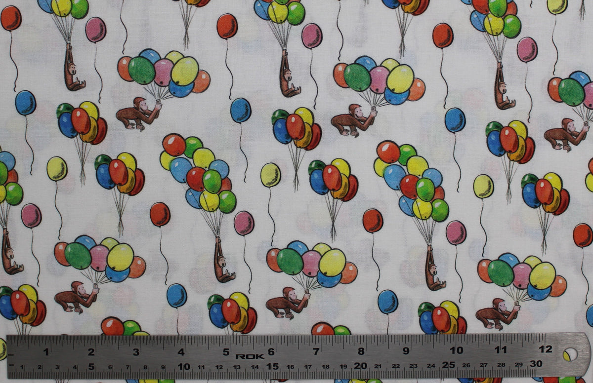 Curious George - 45" - 100% cotton – Len's Mill