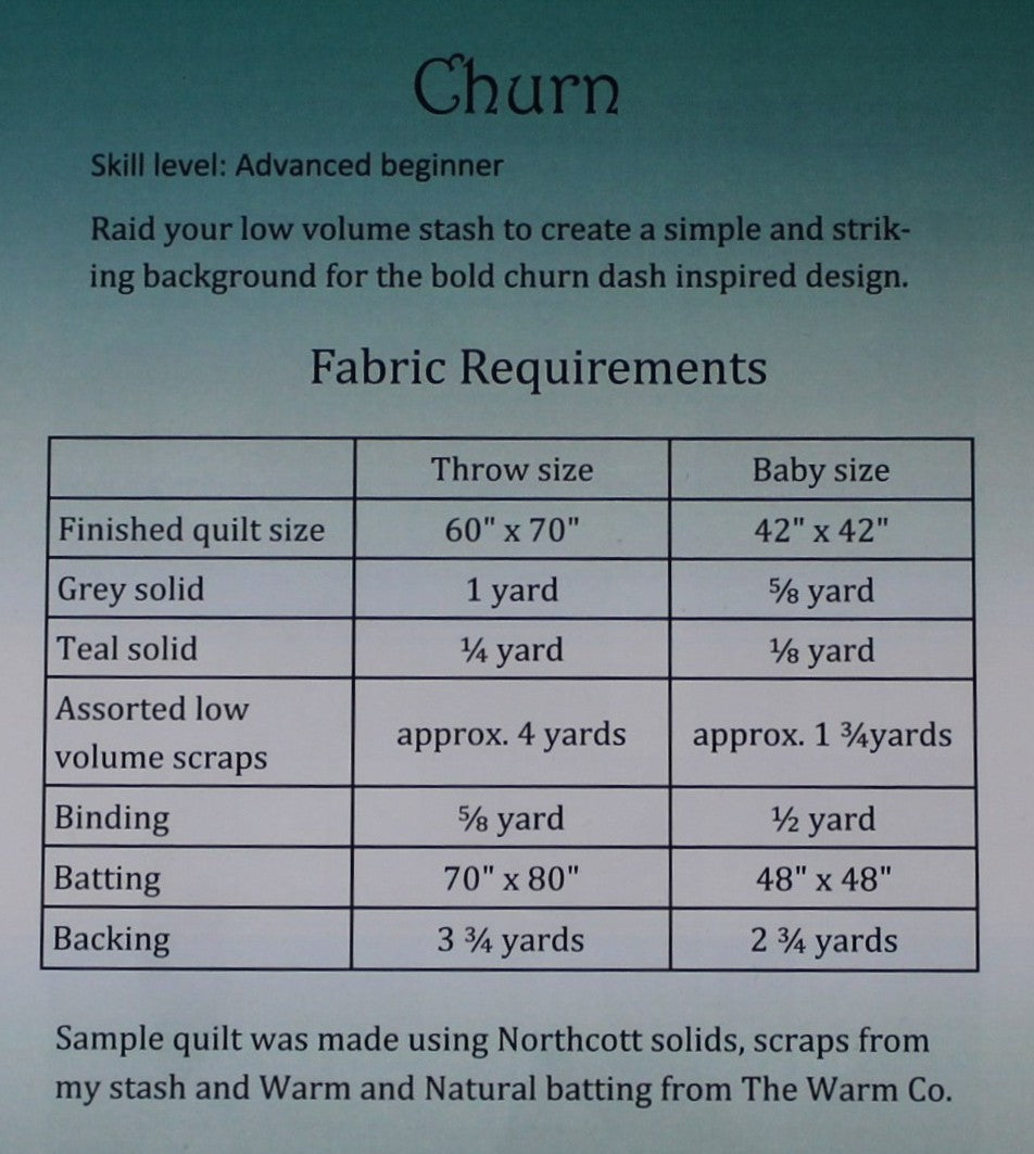 Churn - Quilting Pattern - Devoted Quilter – Len's Mill