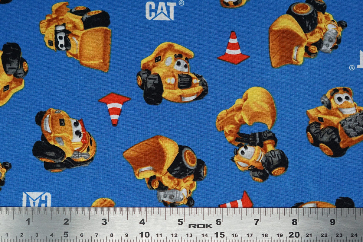 CAT Buildin’ Crew - 44/45" - 100% Cotton - Riley Blake – Len's Mill