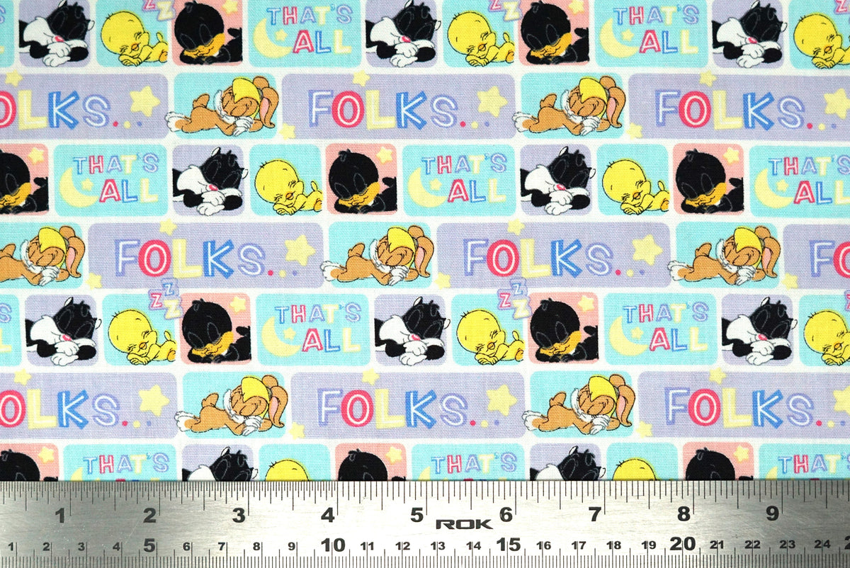 Looney Tunes Sleepy Tunes - 45" - 100% Cotton – Len's Mill