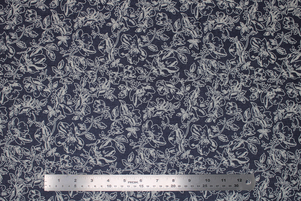 Denim Print - 59" - 100% Cotton – Len's Mill