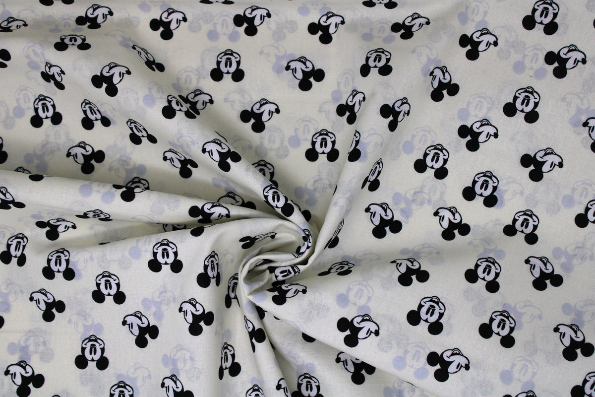 Happy Mickey - 45" - 100% Cotton – Len's Mill
