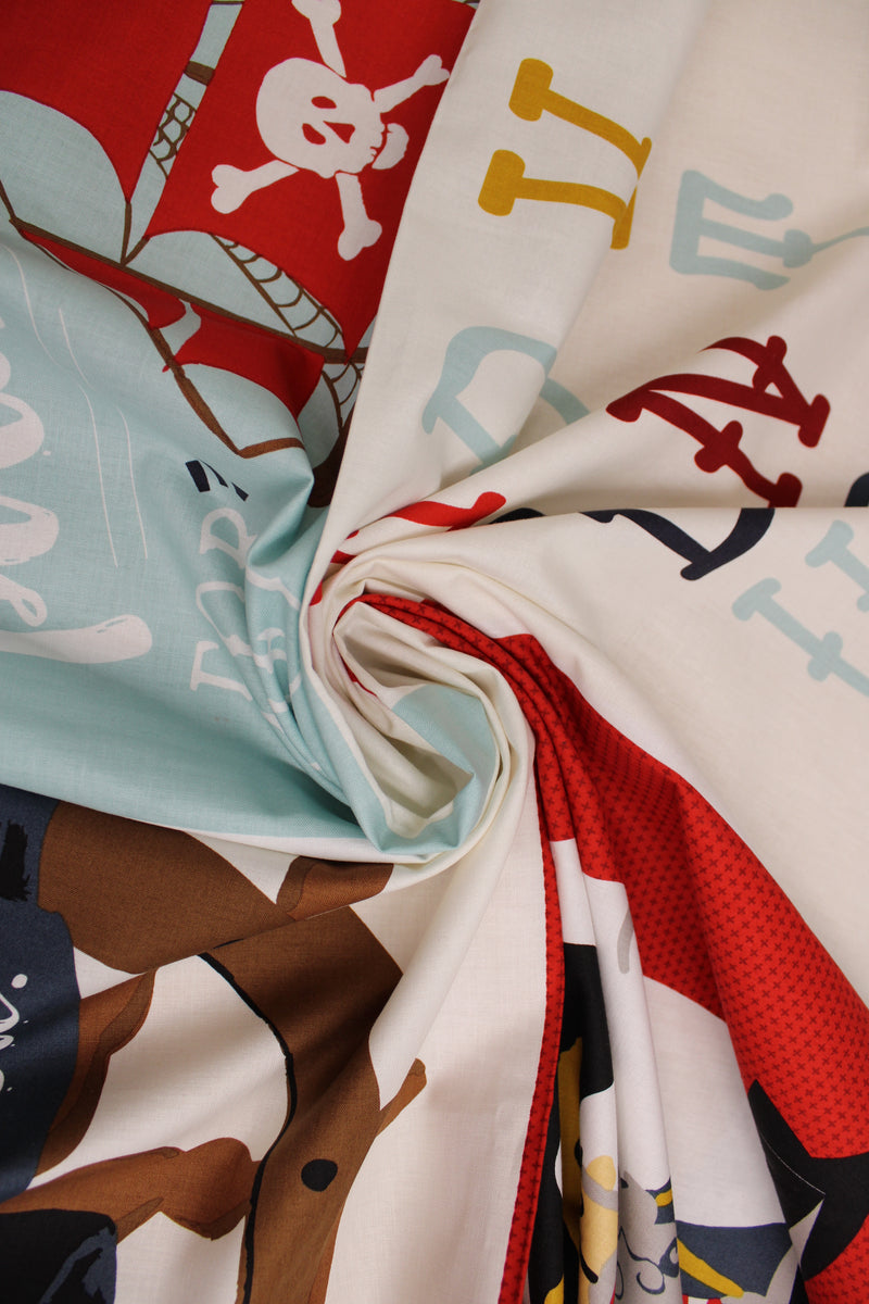 Pirates Tales - 36x45" Panel - 100% Cotton – Len's Mill